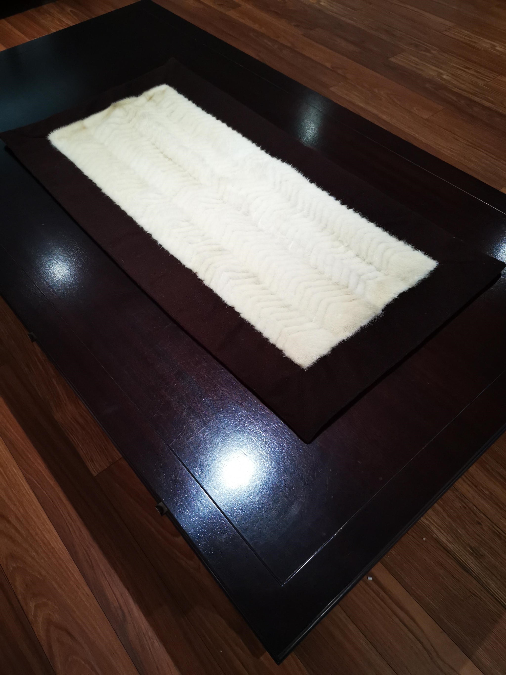 Cream Mink Throw
