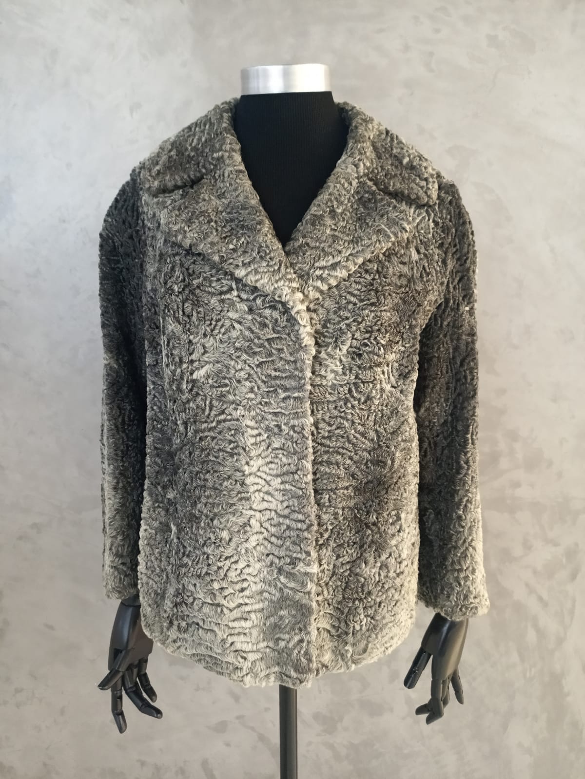 #13864 Variant Grey Karakul Jacket